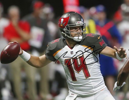 RYAN FITZPATRICK SIGNED PHOTO 8X10 RP AUTOGRAPHED TAMPA BAY BUCCANEERS