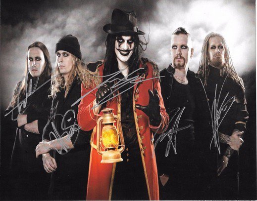 AVATAR BAND SIGNED PHOTO 8X10 RP AUTOGRAPHED ALL MEMBERS