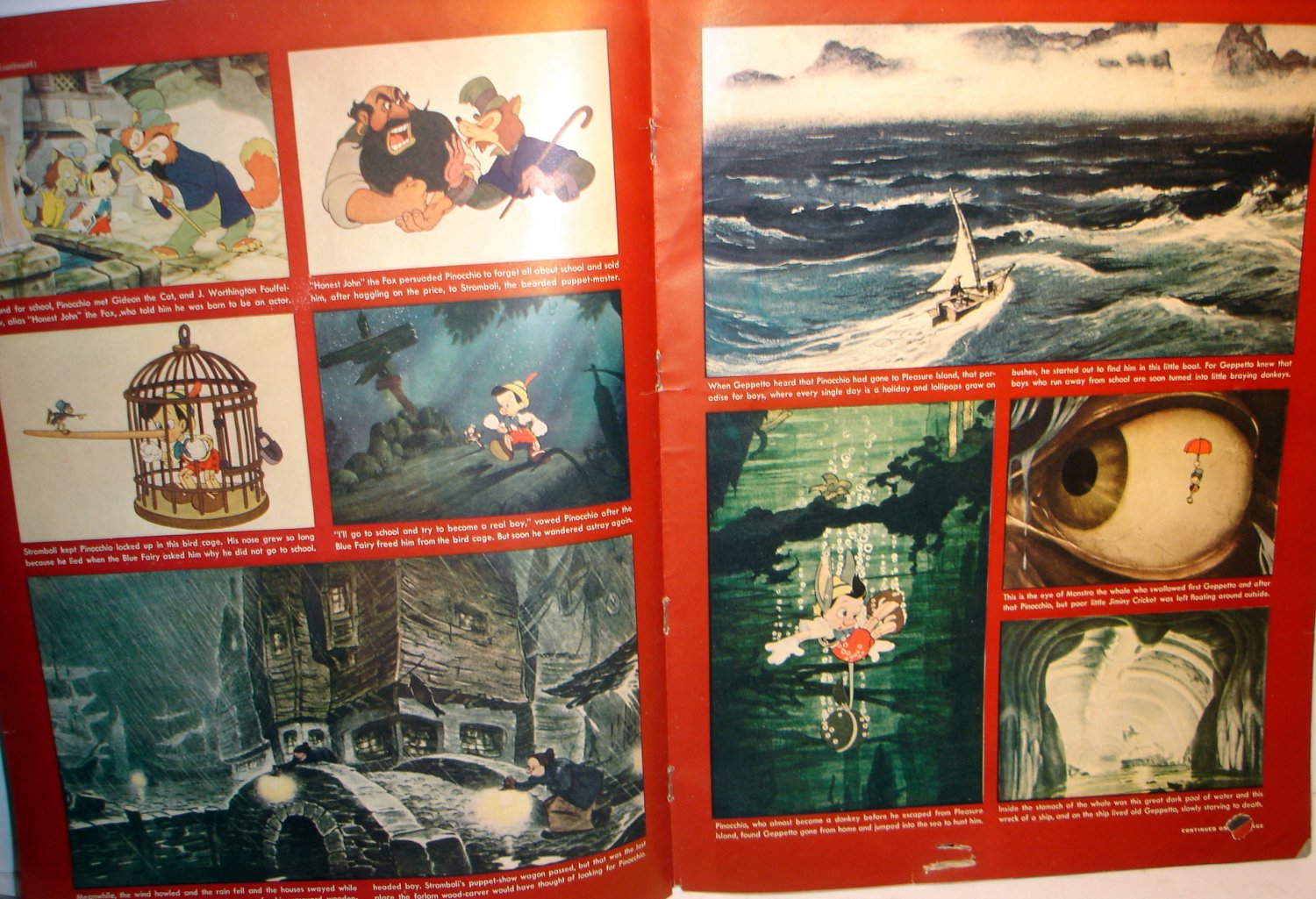 DISNEY Pinocchio PREMIERE LIFE MAGAZINE ARTICLE-VG-UNIQUE ITEM FOR A FAN