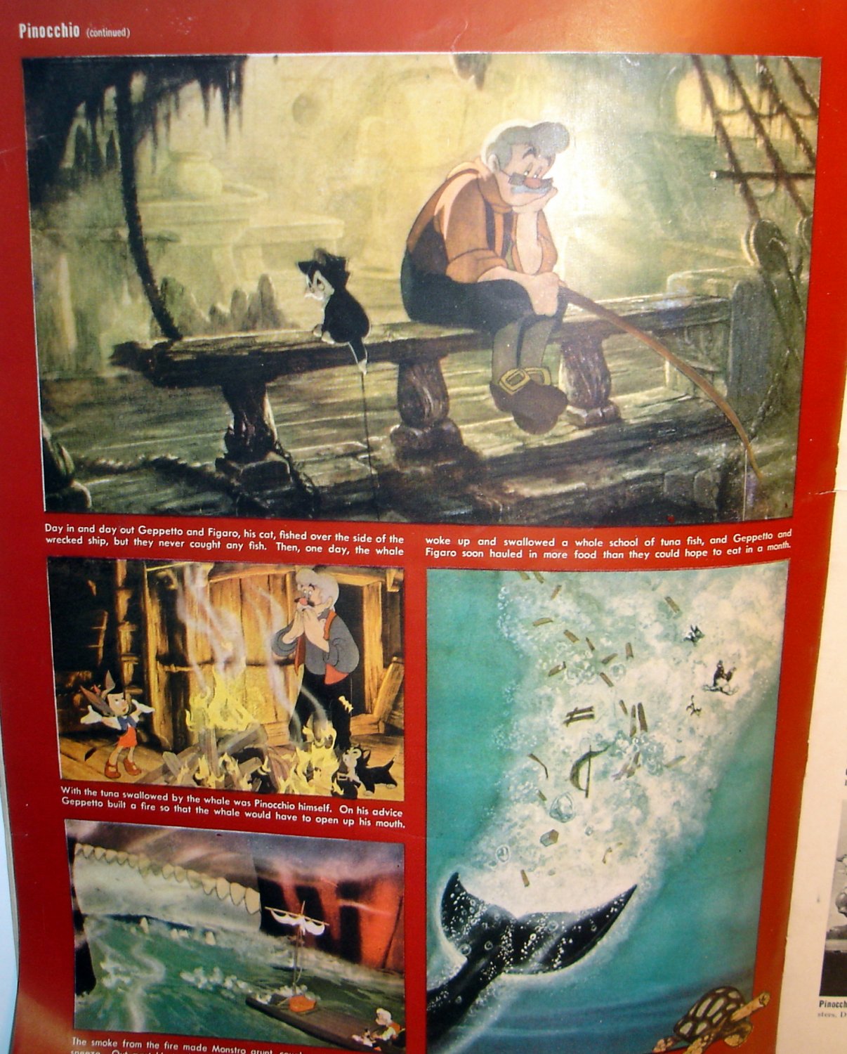 DISNEY Pinocchio PREMIERE LIFE MAGAZINE ARTICLE-VG-UNIQUE ITEM FOR A FAN