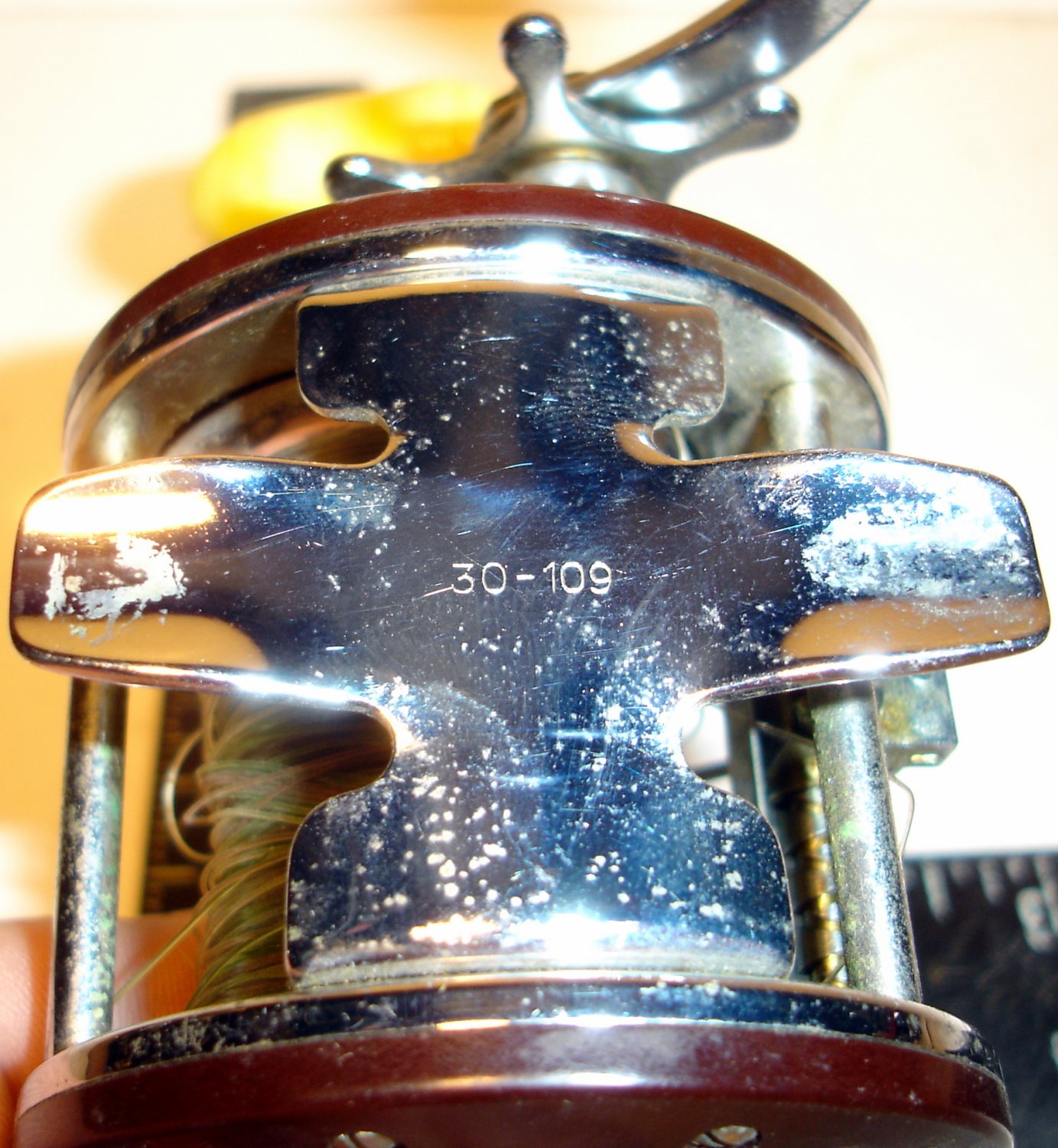 VINTAGE PENN PEERLESS No. 9 BAITCASTING FISHING REEL-USED AS IS