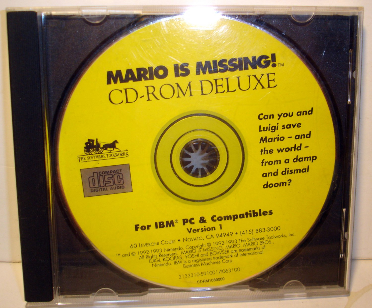 MARIO IS MISSING PC GAMES AS FOUND -UNTESTED