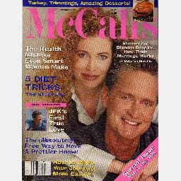 MCCALL'S November 1992 Magazine Michael Diandra Douglas JERRY HALL Mccalls