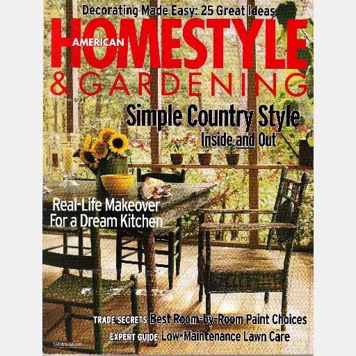 AMERICAN HOMESTYLE GARDENING April 1999 Magazine Carolyne Roehm SUZANNE ...