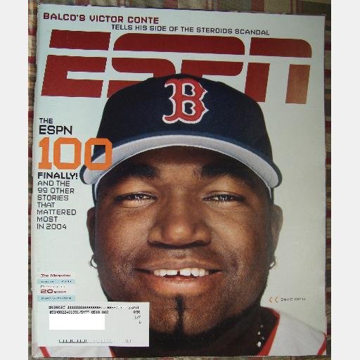 ESPN December 20 2004 Magazine DAVID ORTIZ BOSTON RED SOX Chris Kaman ...