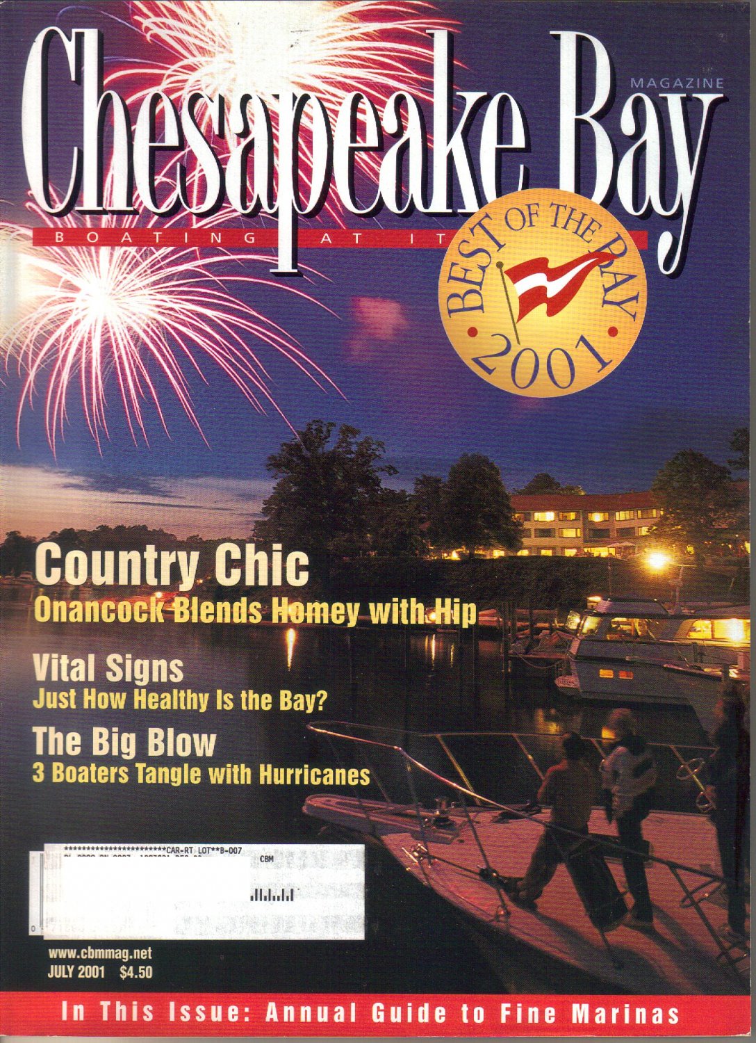 Chesapeake Bay Magazine-July 2001-Nancy Taylor Robson-Jorge F Garcia ...