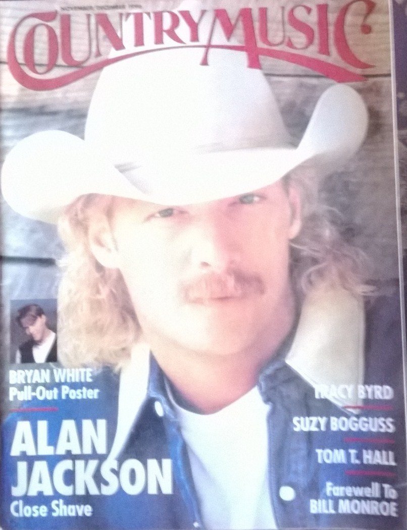 Country Music Magazine November December 1996-Bryan White-Alan Jackson ...