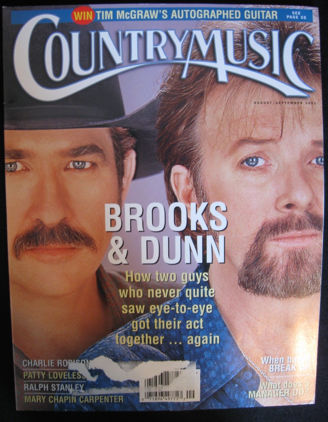 Country Music Magazine August September 2001 Neil Pond