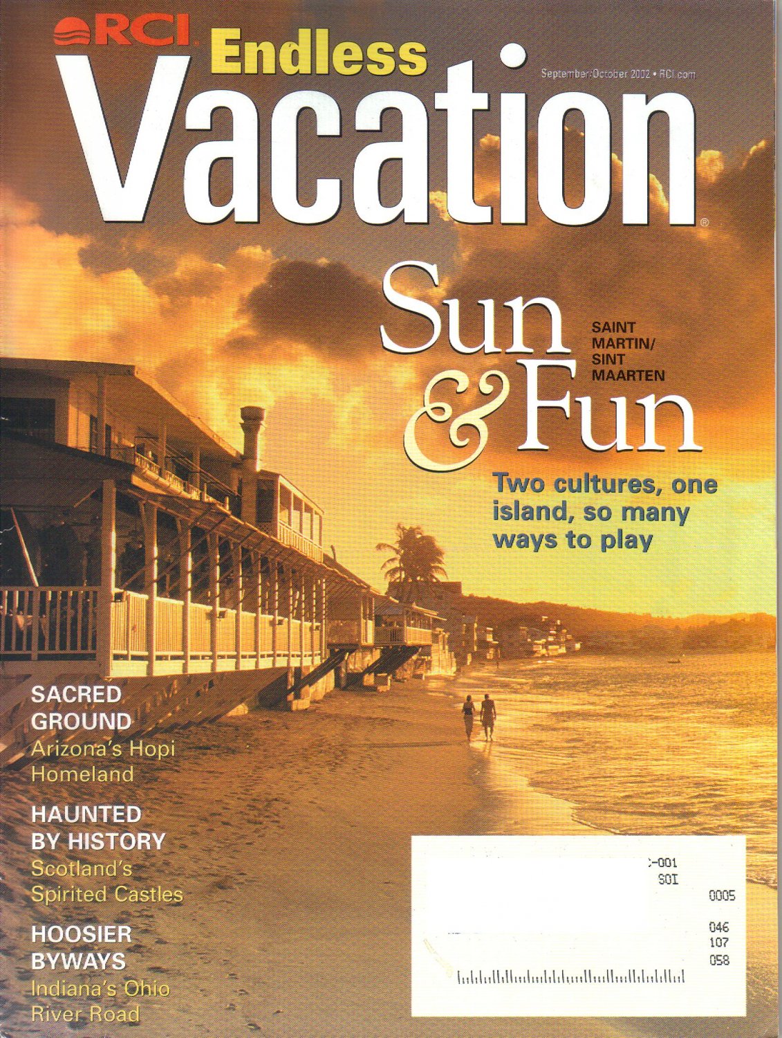 RCI Endless Vacation Magazine-September October 2002-Saint Martin ...