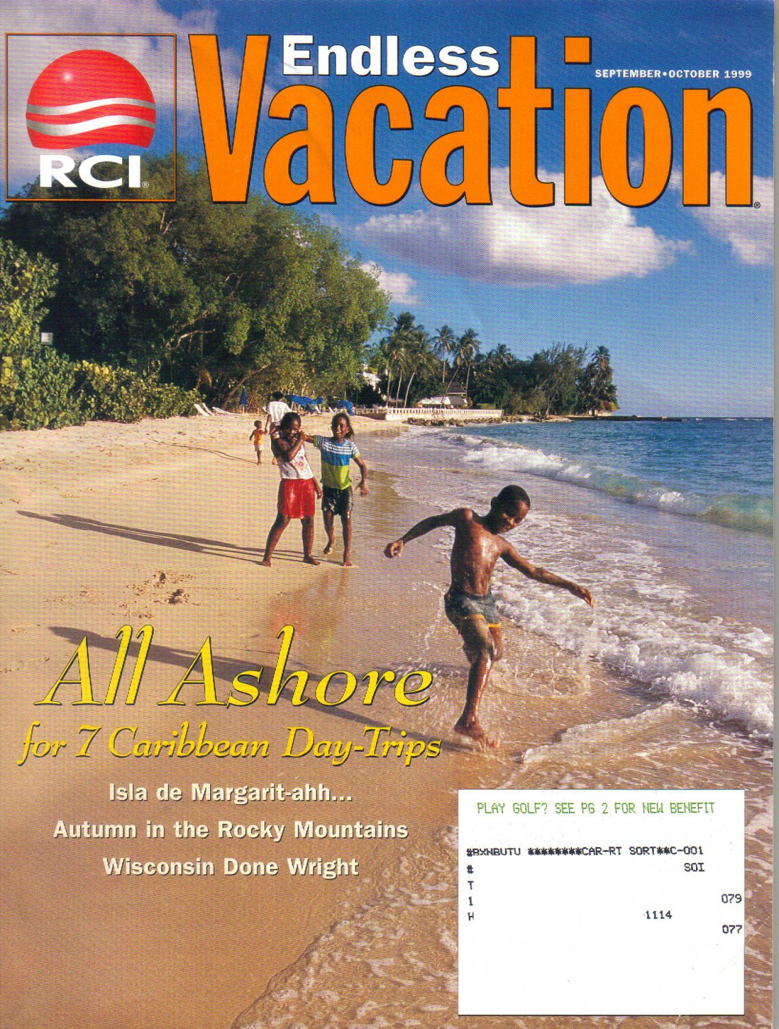 RCI Endless Vacation Magazine- September October 1999-Frank Loyd Wright ...