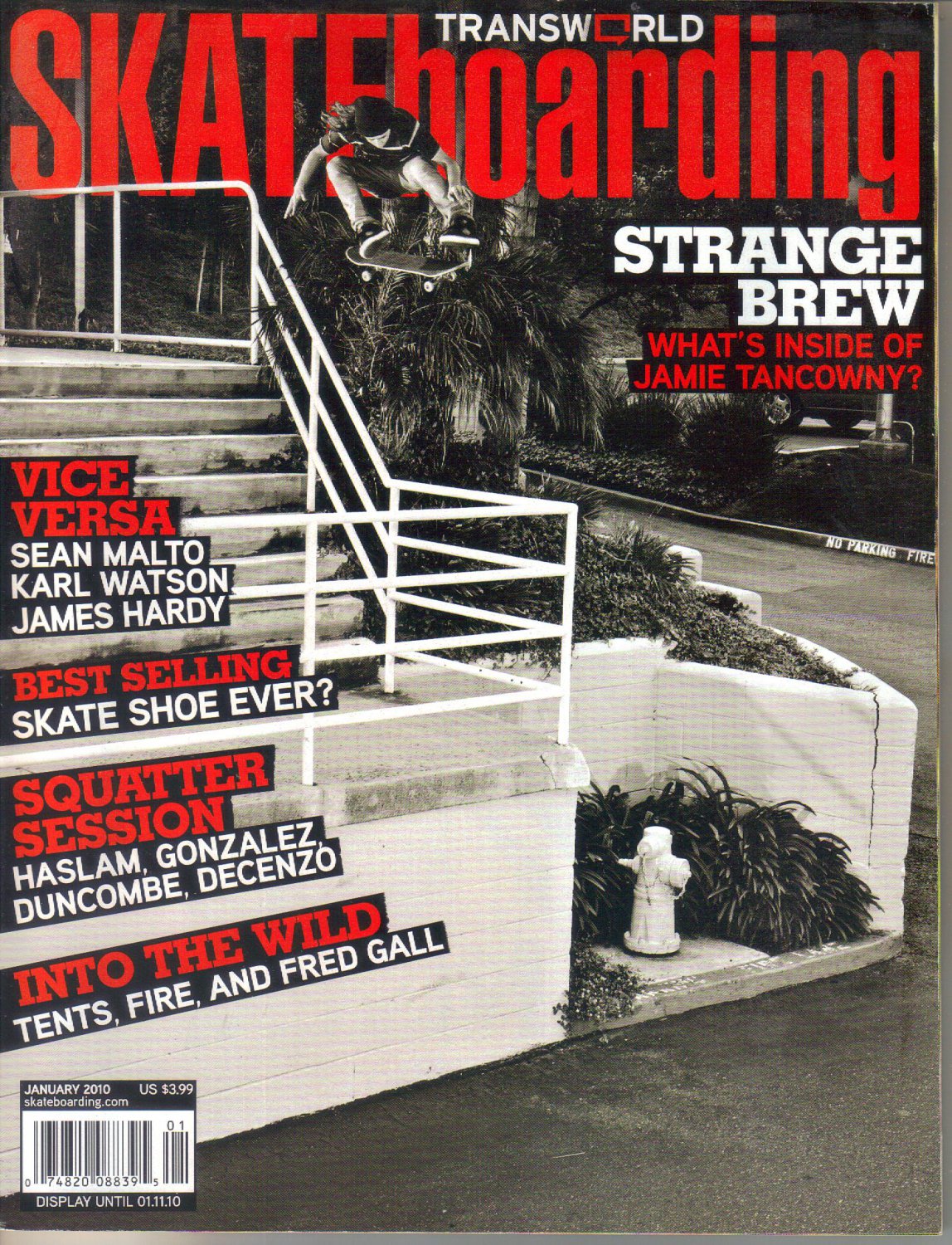 Transworld Skateboarding Magazine January 2010-Baby Jamie Tancowny ...