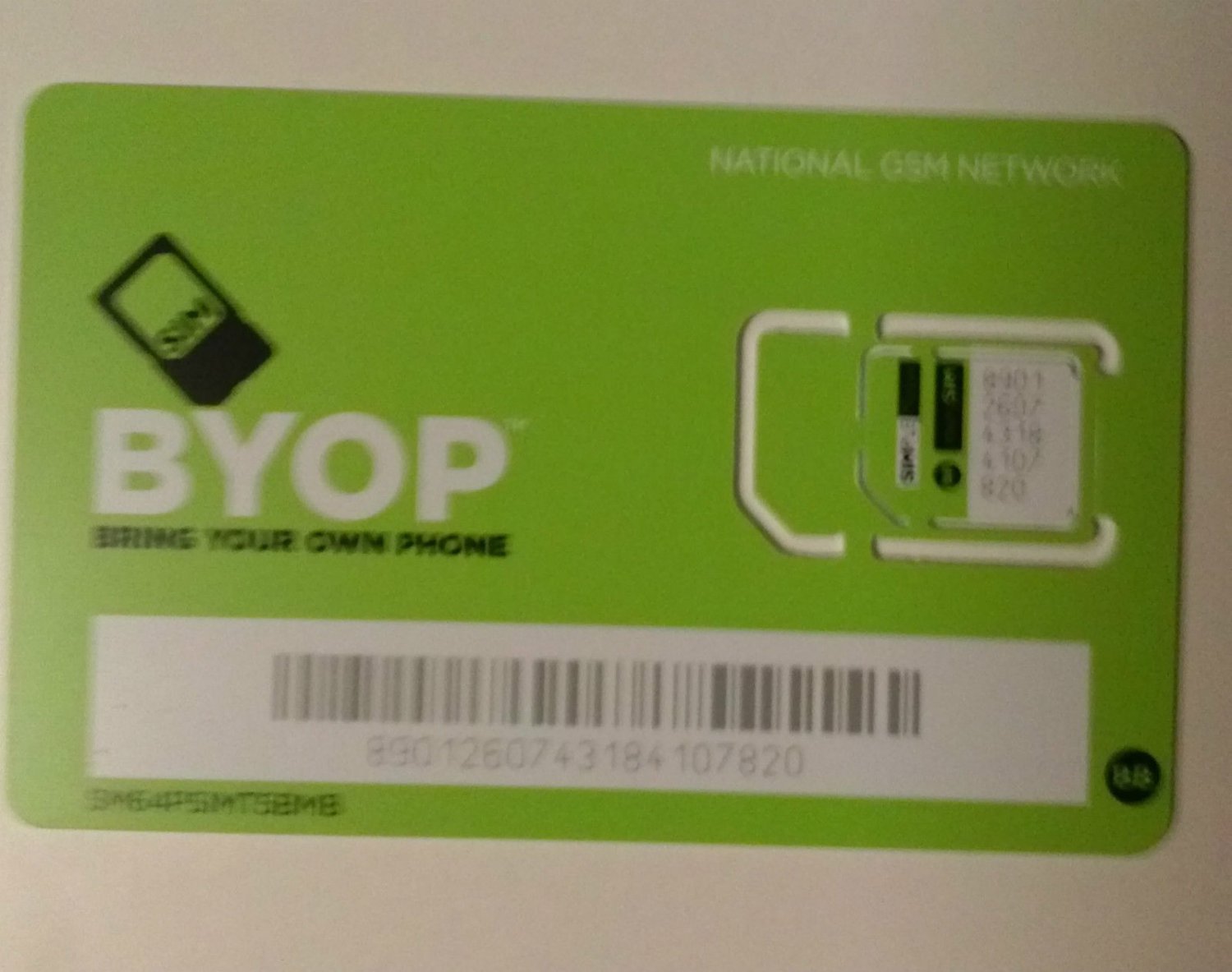 Simple Mobile GSM Unlimited dual cut sim card activated with $50 plan
