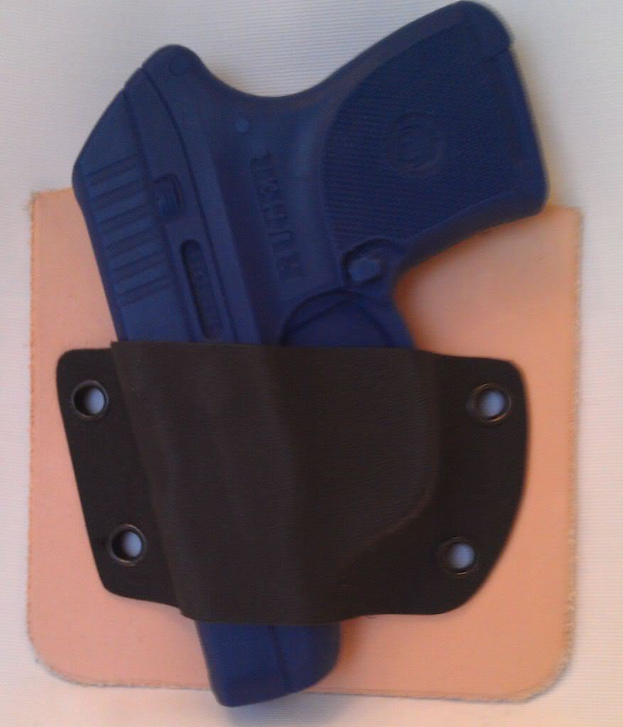 FoxX Leather & Kydex "Pocket Packer" Holster Ruger LCP Back Pocket Carry