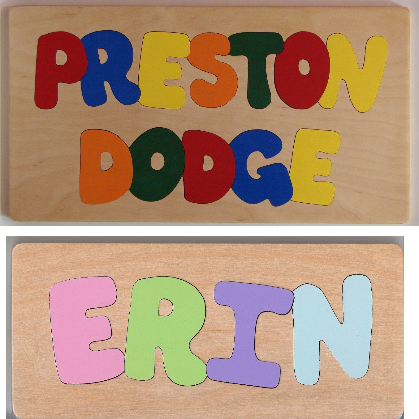 Custom Wooden (wood) name Puzzle - Any Name