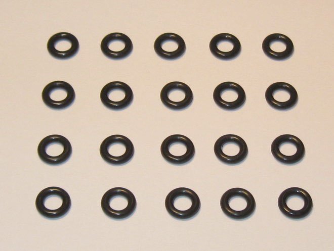 20 Fuel Injector 14mm Viton O-rings for Bosch type and other injectors