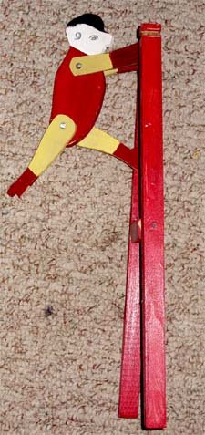 Vintage Wooden Flip Toy