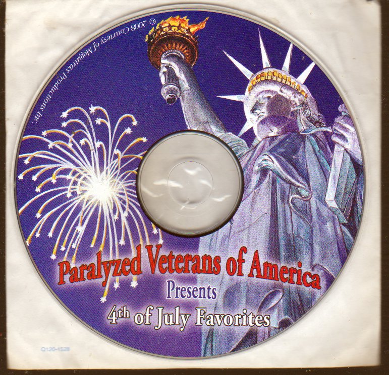 Paralyzed Veterans of America 4th of JUly Favorites (Music cd)