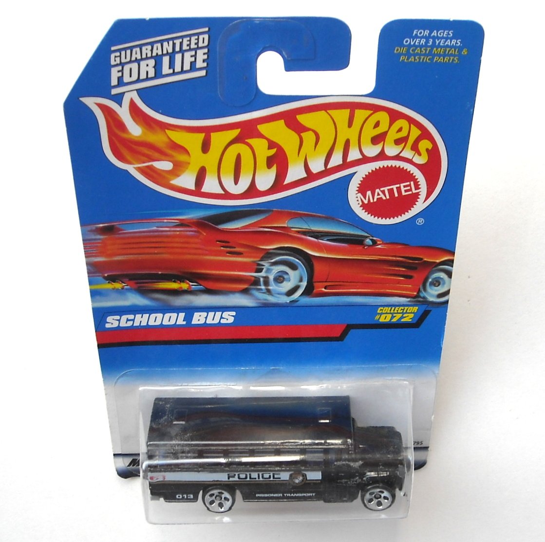 Hot Wheels School Bus Police Collector No 072 Diecast 1997