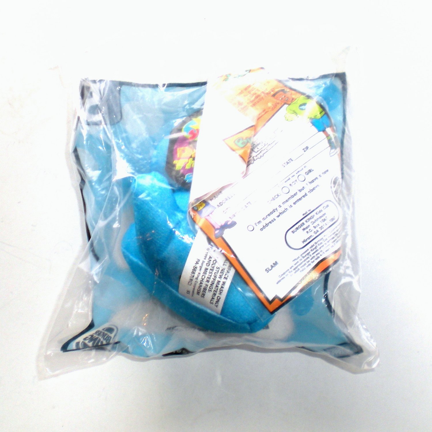 Blue Silly Slammers Burger King Toy 1999 No 5