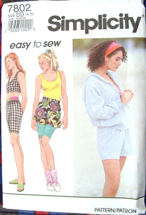 Simplicity Easy To Sew Pattern Number 7802 Size DD (4-10)