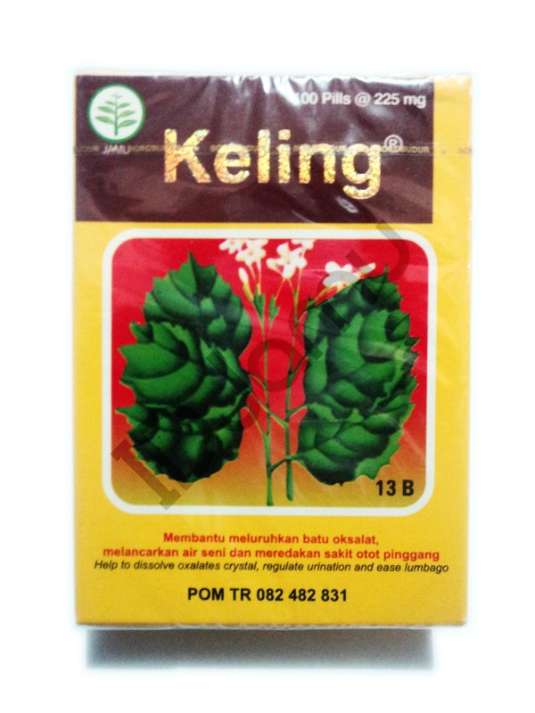 Jamu/Herb Keling Helps To Dissolve Oxalates Crystal & Regulate Urination