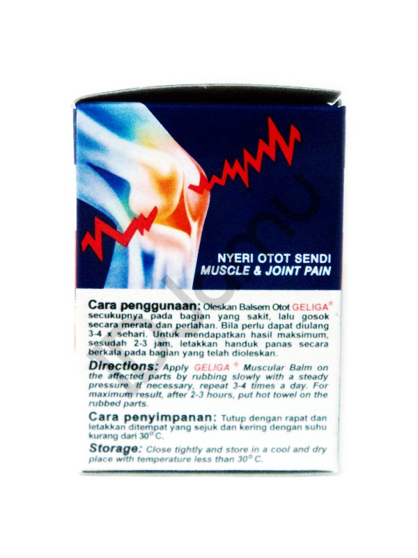 Geliga Muscular Balm Muscle Pain Relief Repeated Heat (Balsem Otot ...