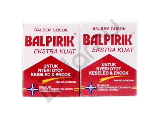 2 Pcs of Balpirik Balsem Balsam Balm Extra Strong 20 Gram Muscular Pain