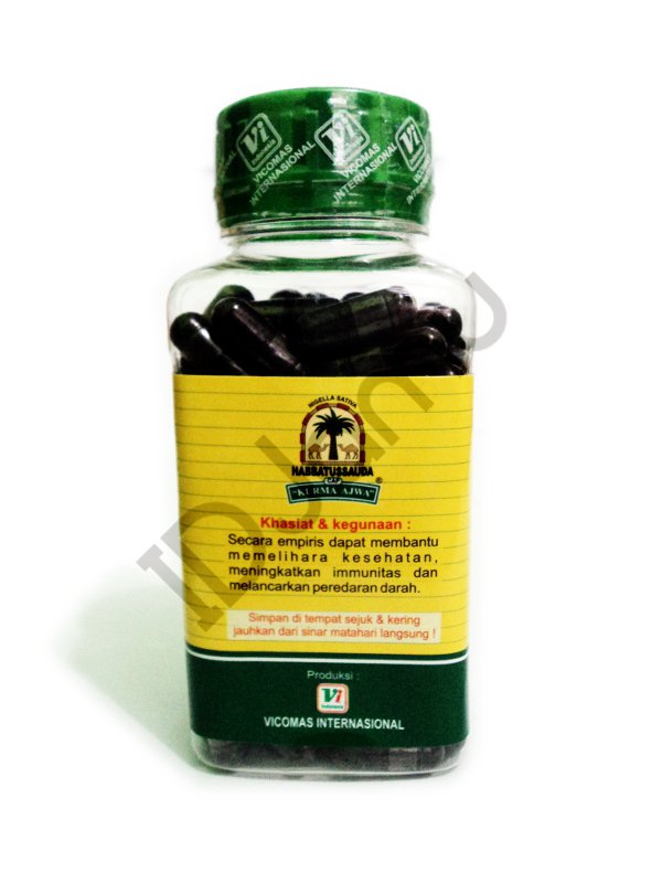 Nigella Sativa Black Seed Habbatussauda Kurma Ajwa 120 Capsules