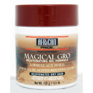 AFRICAN PRIDE African Miracle Magical Gro Rejuvenates Dry Hair 5.3oz/150g