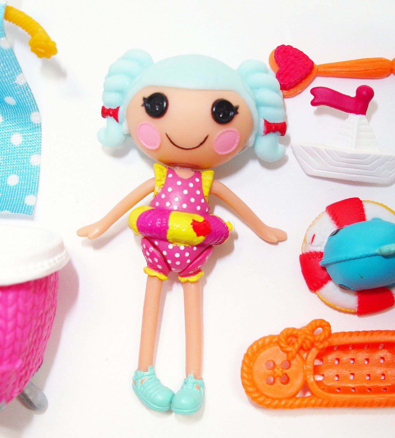 Mini Lalaloopsy Marina Anchors Bubble Fun Doll Bathtub Playset