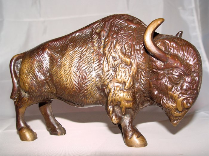 BISON - HEAVY SOLID BRASS