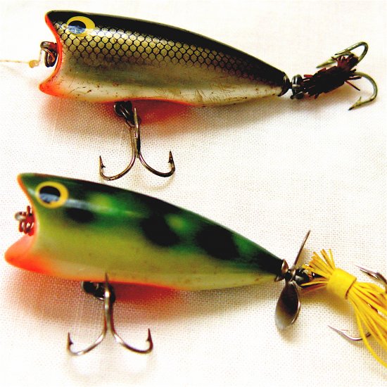 BAGLEY'S #B-2 POP'N SURFACE PLUGS (2 Lures)