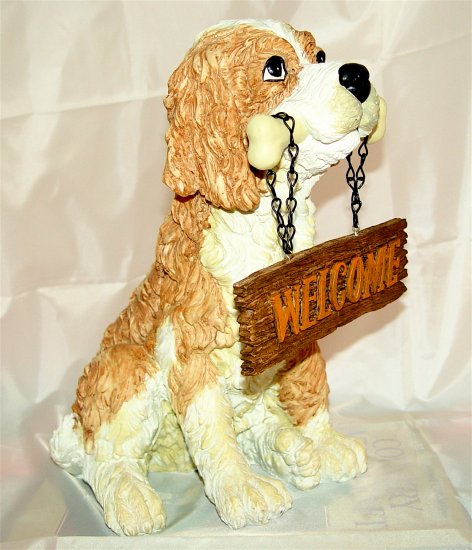 DOG - Ceramic - Garden Patio Decor - (NIB)