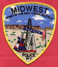 Midwest City Wyoming Police Patch