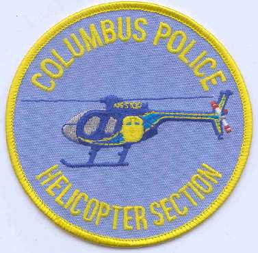 Columbus Ohio Police Helicopter Air Unit Patch