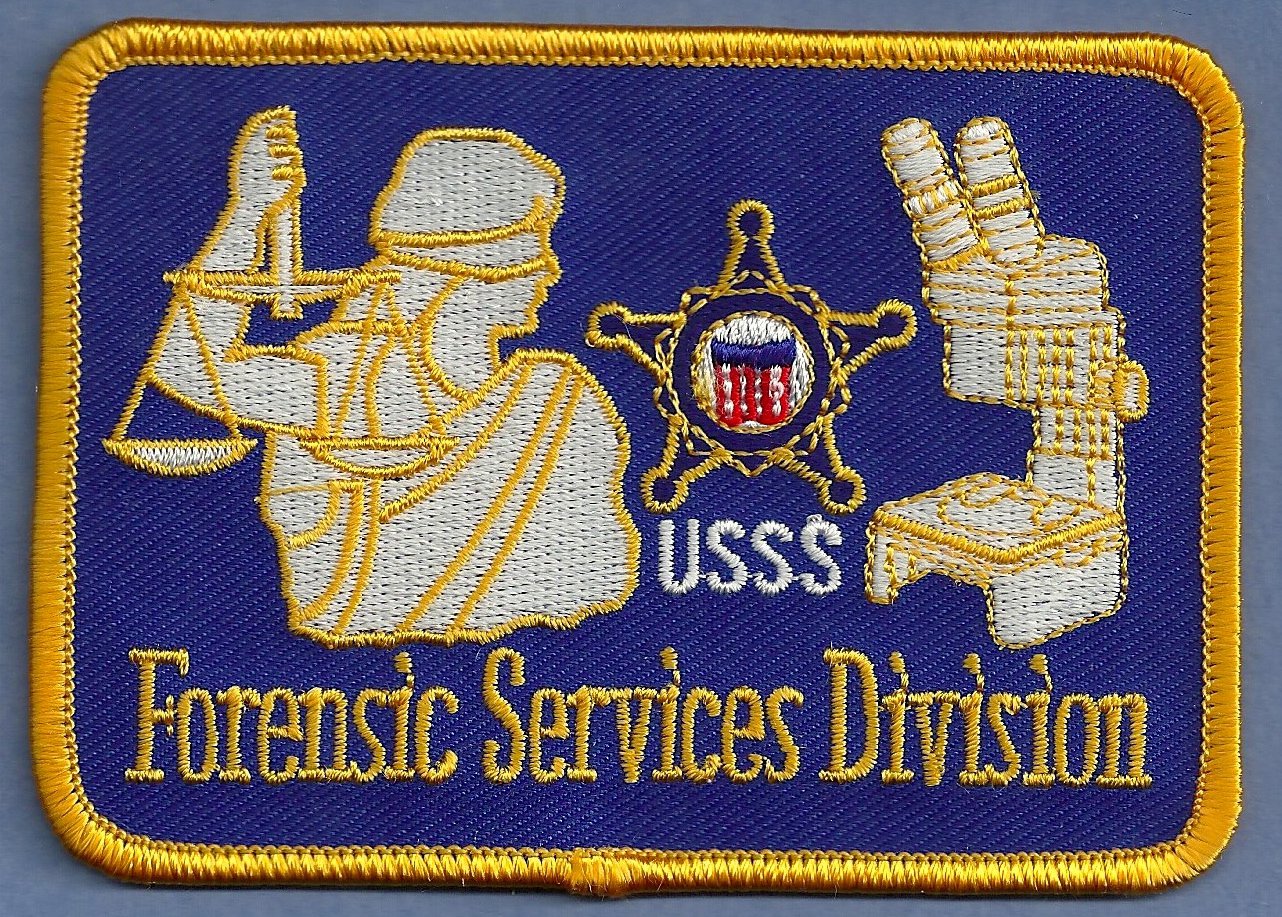 United States Secret Service Forensics Division Patch