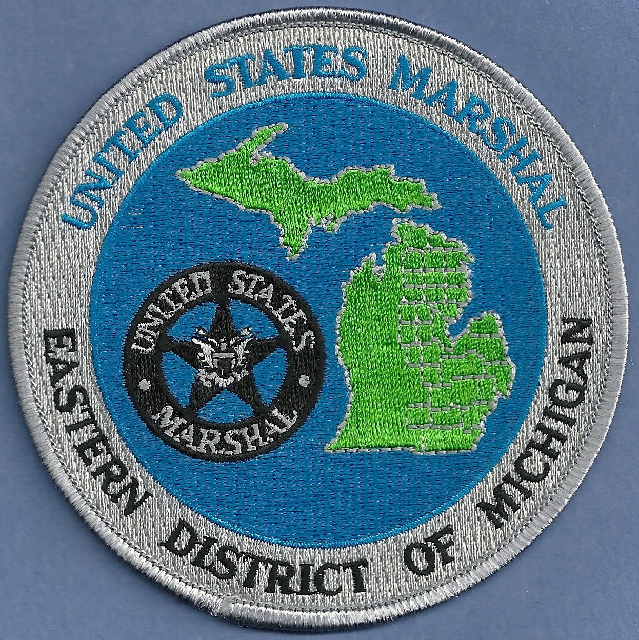 United States Marshal Eastern Michigan Police Patch
