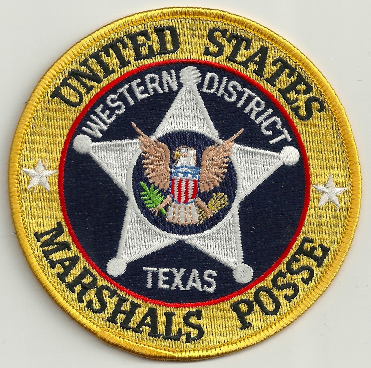 United States Marshal West Texas Posse Police Patch