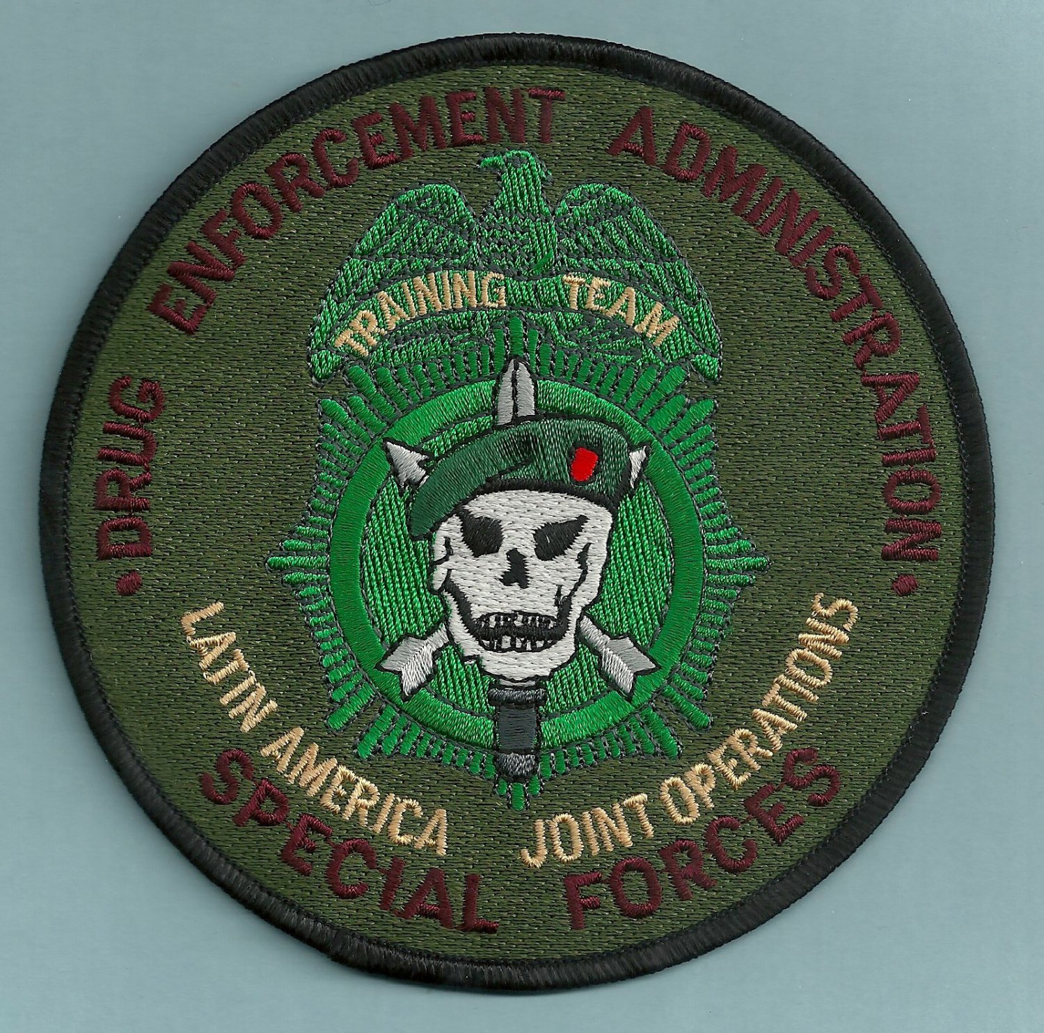DEA Latin America Joint Operations Police Patch