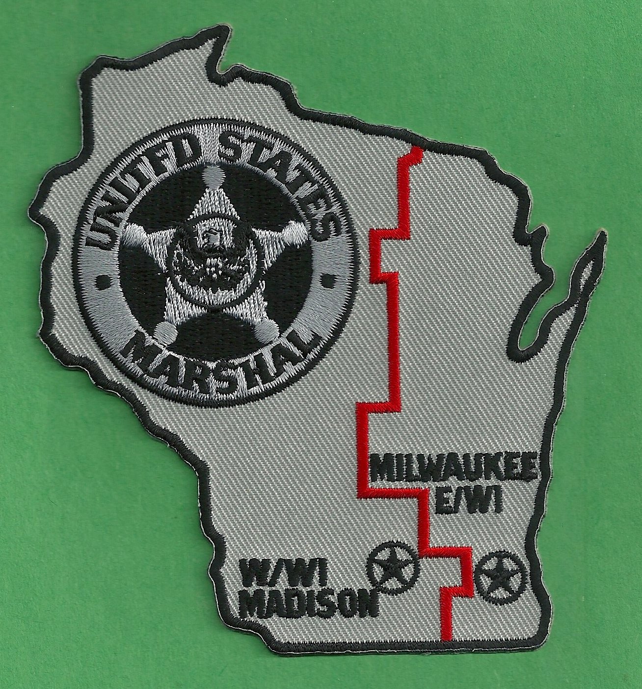 United States Marshal Madison Wisconsin Area Police Patch