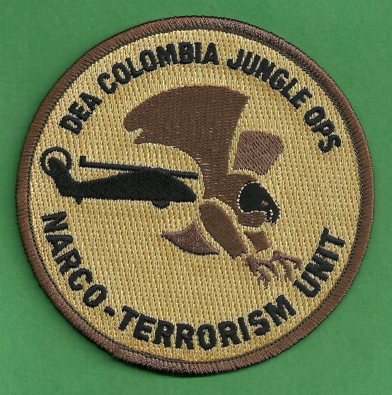 DEA Colombia Narco Terrorism Task Force Police Patch