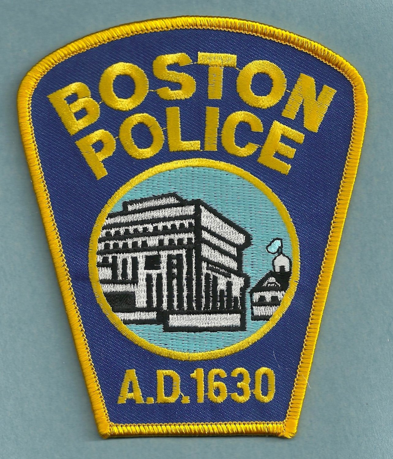 Boston Massachusetts Police Patch Capital City