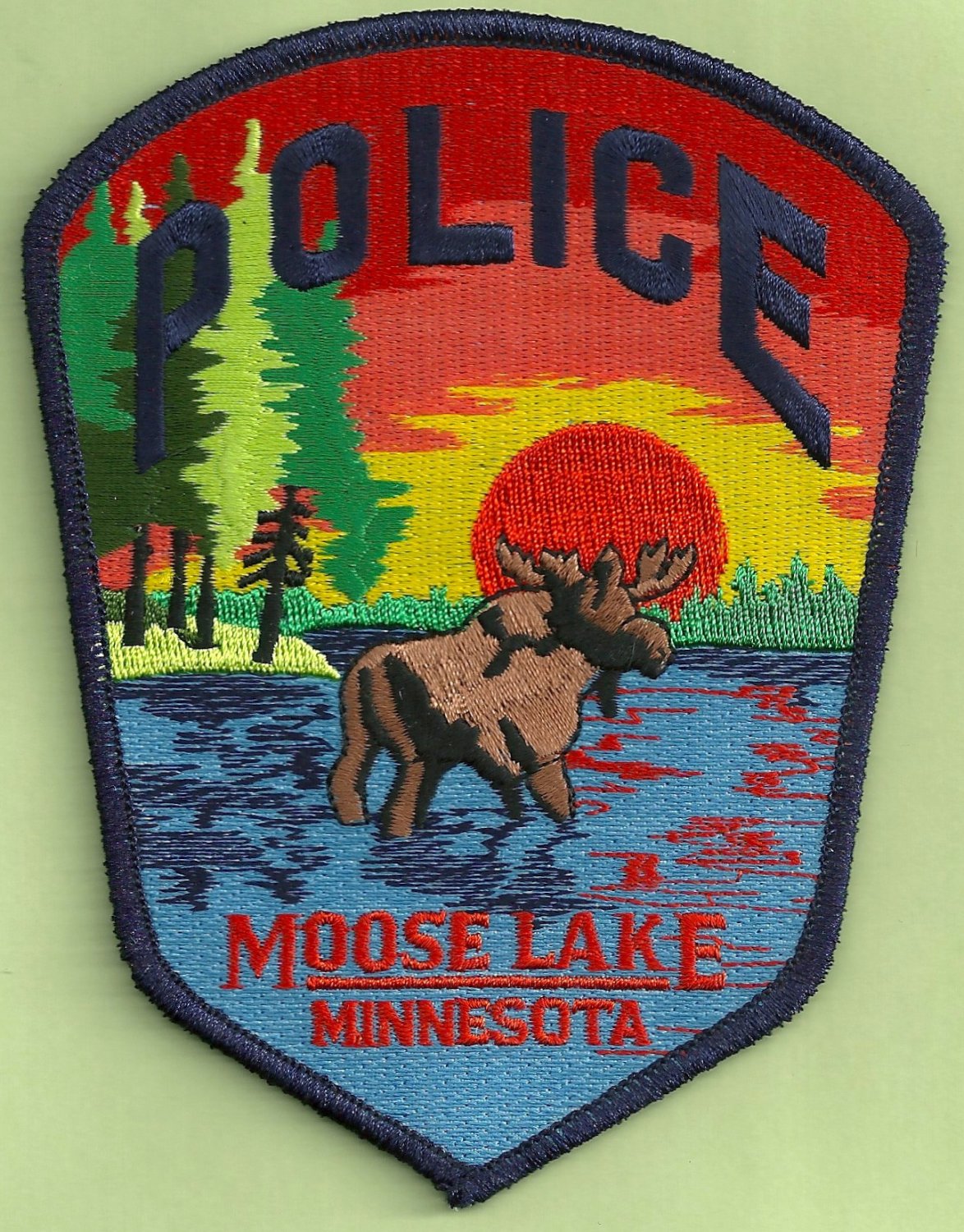 Moose Lake Minnesota Police Patch