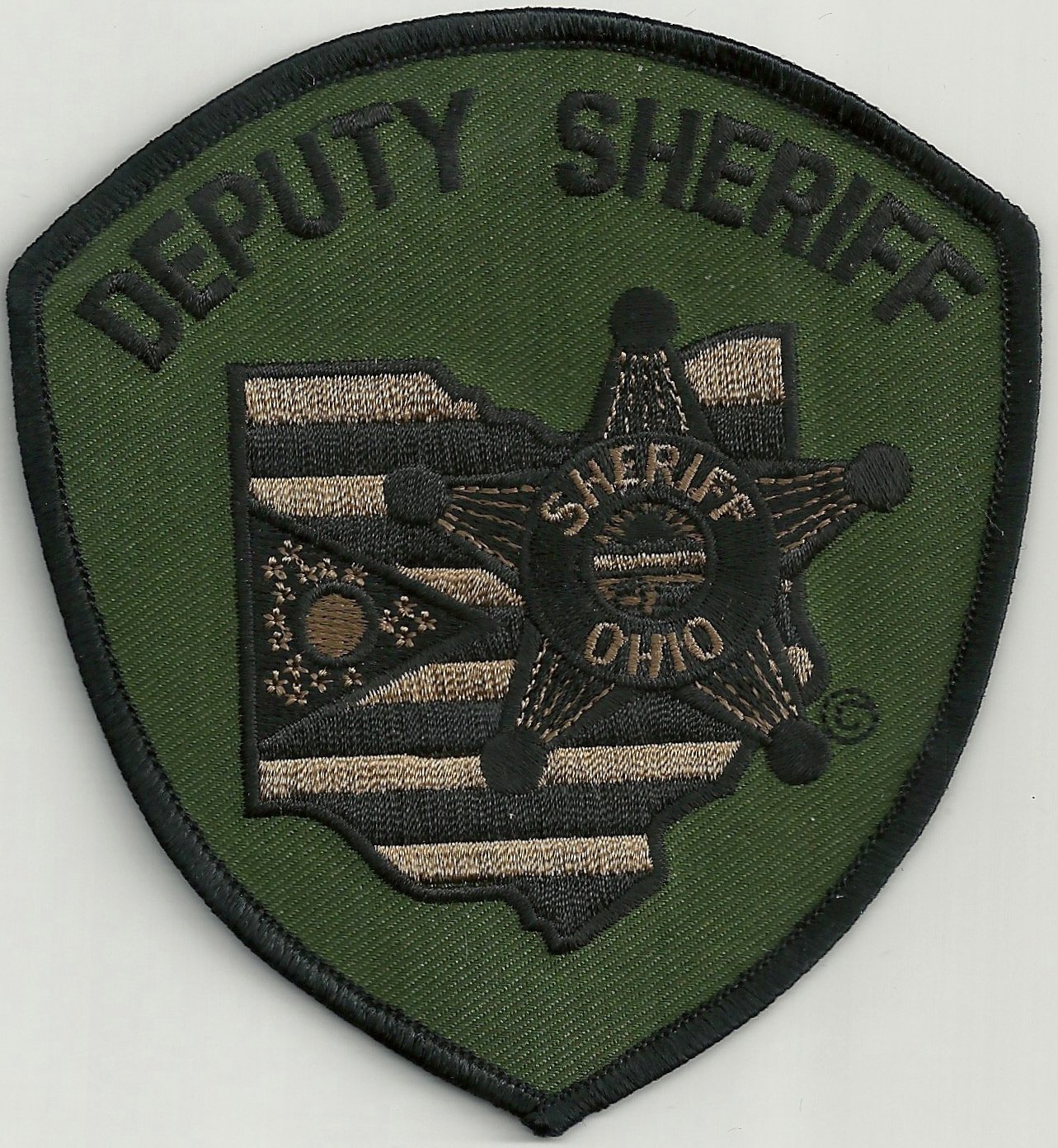 Ohio State Deputy Sheriff Police Tactical Patch