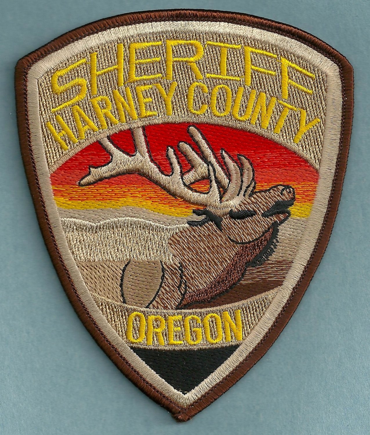 Harney County Sheriff Oregon Police Patch