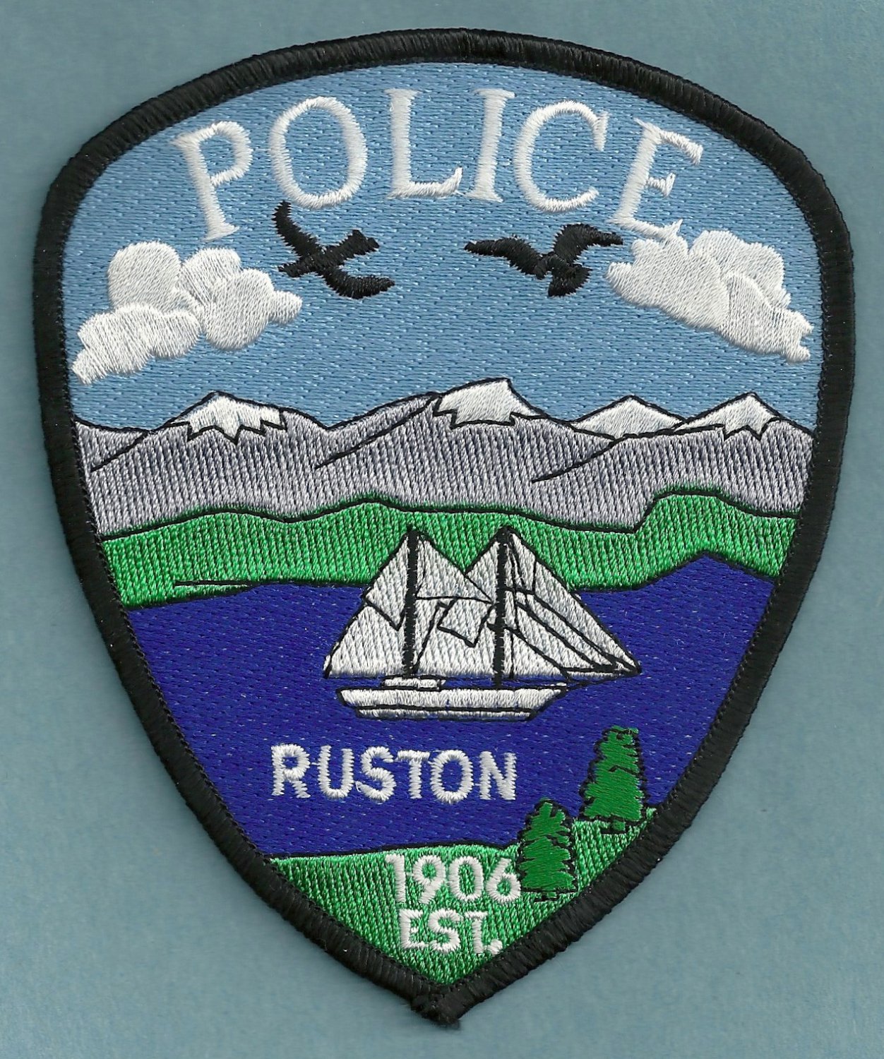 Ruston Washington Police Patch