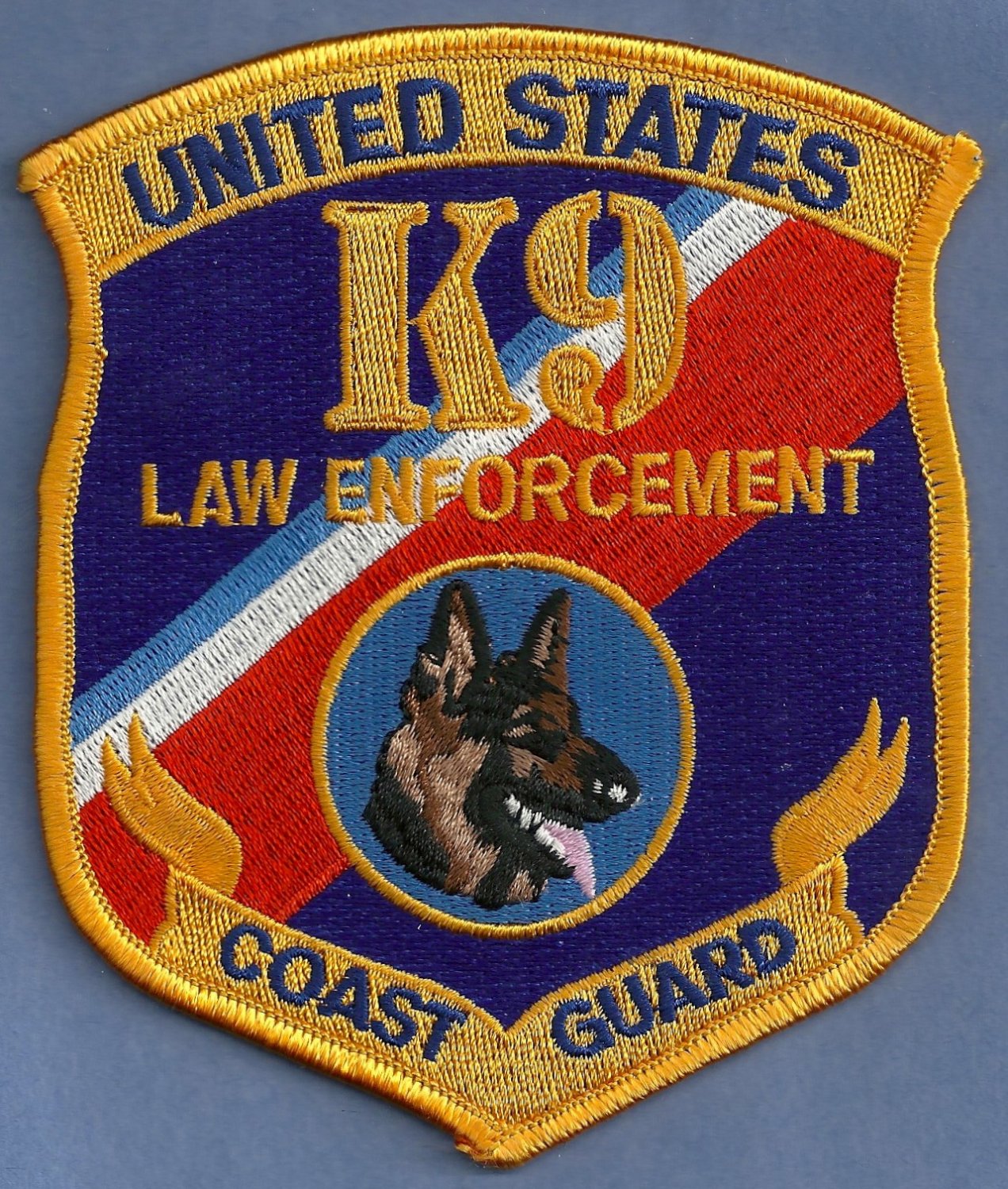 United States Coast Guard K-9 Enforcement Patch