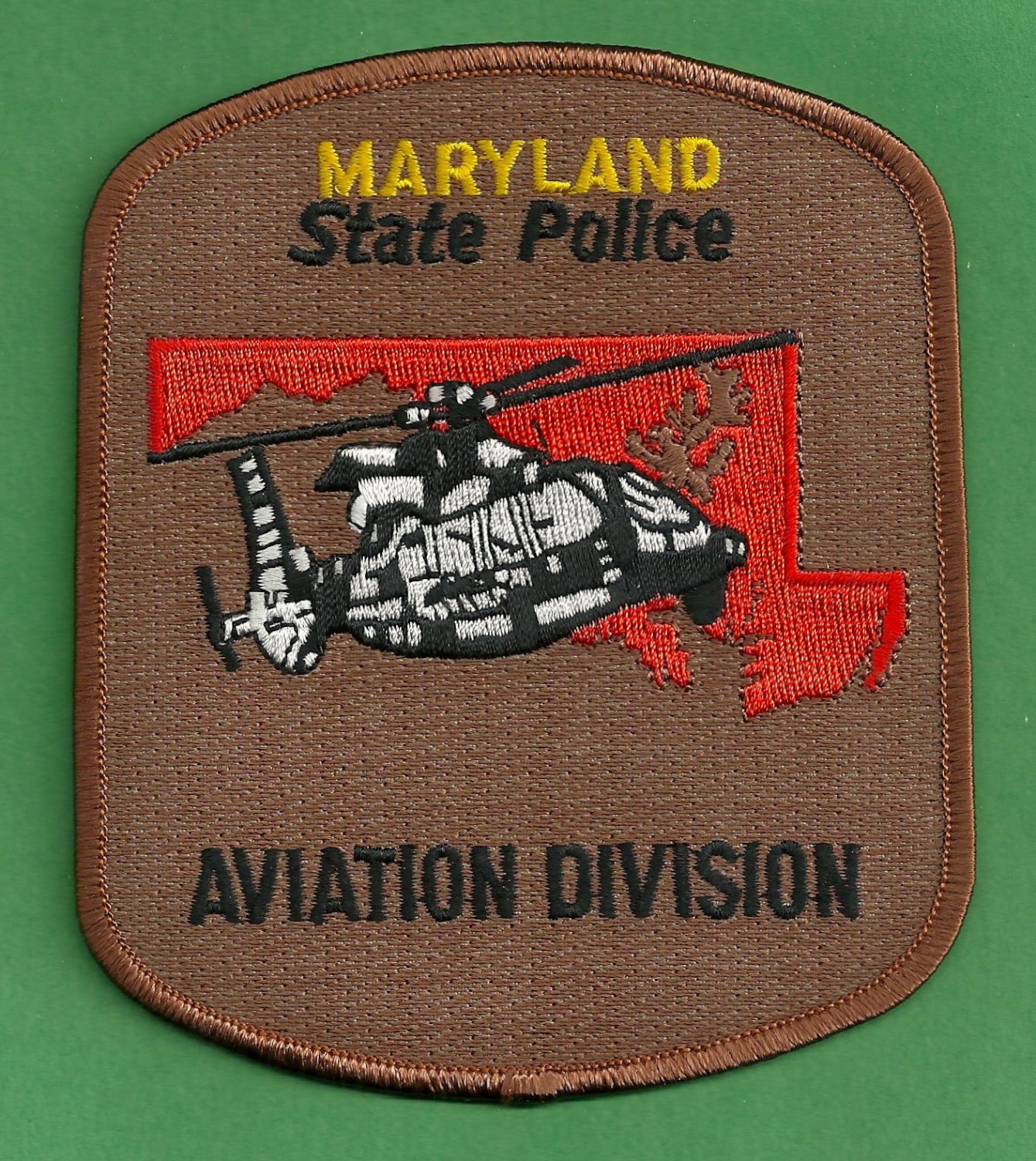 Maryland State Police Helicopter Air Unit Patch