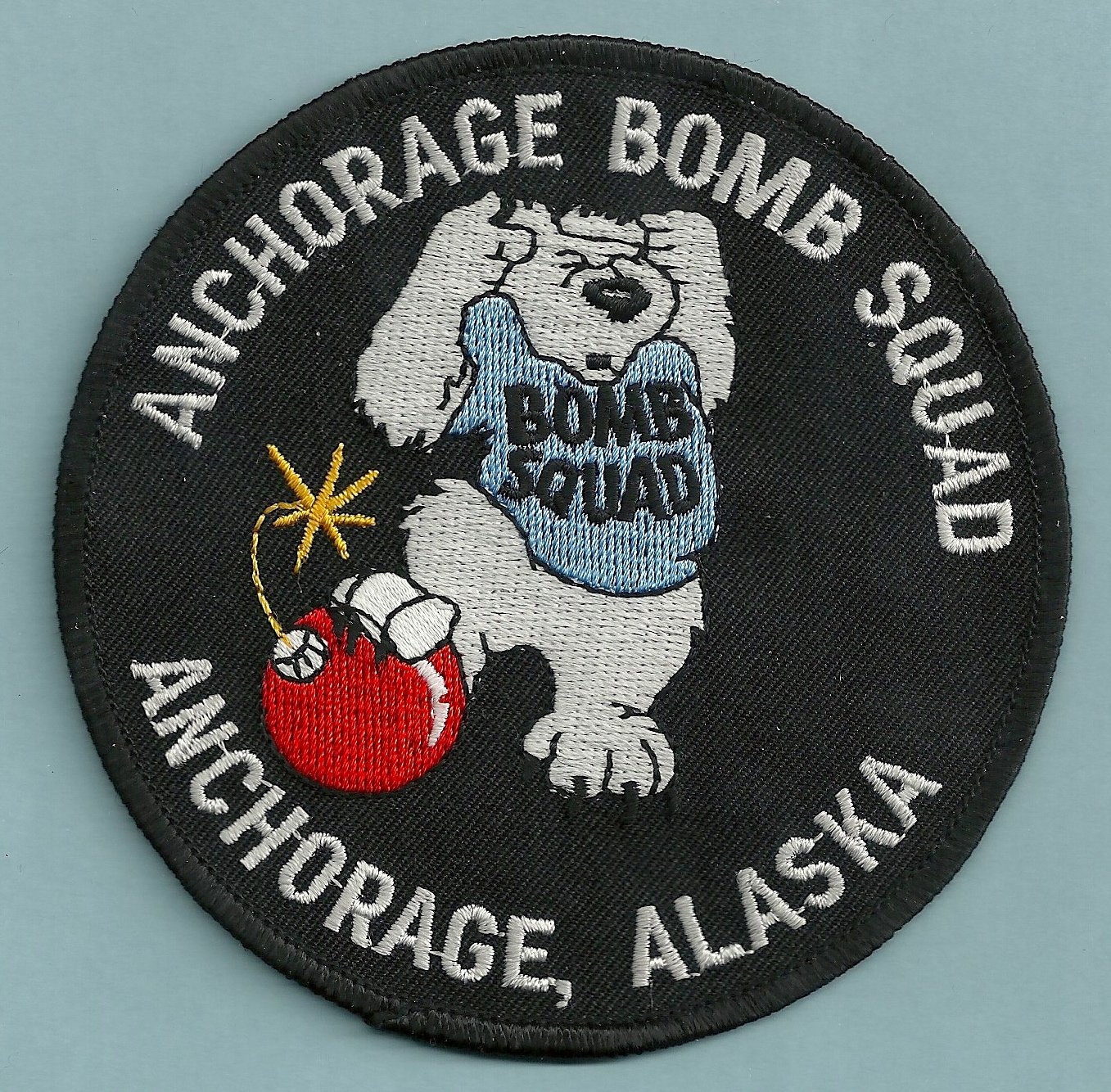 Anchorage Alaska Police Bomb Squad Patch