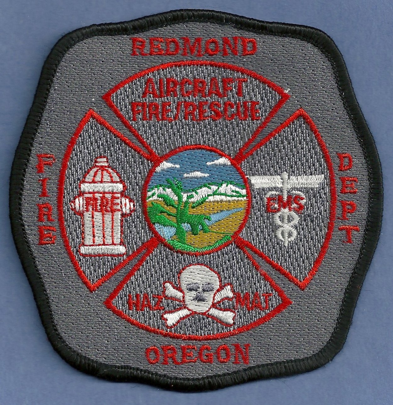 Redmond Regional Airport Fire Rescue Patch ARFF